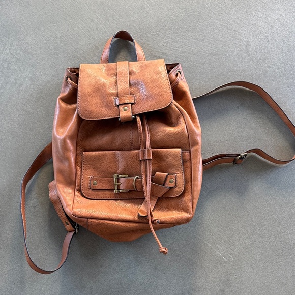 FRYE AND CO. | Bags | Frye Brown Leather Backpack | Poshmark